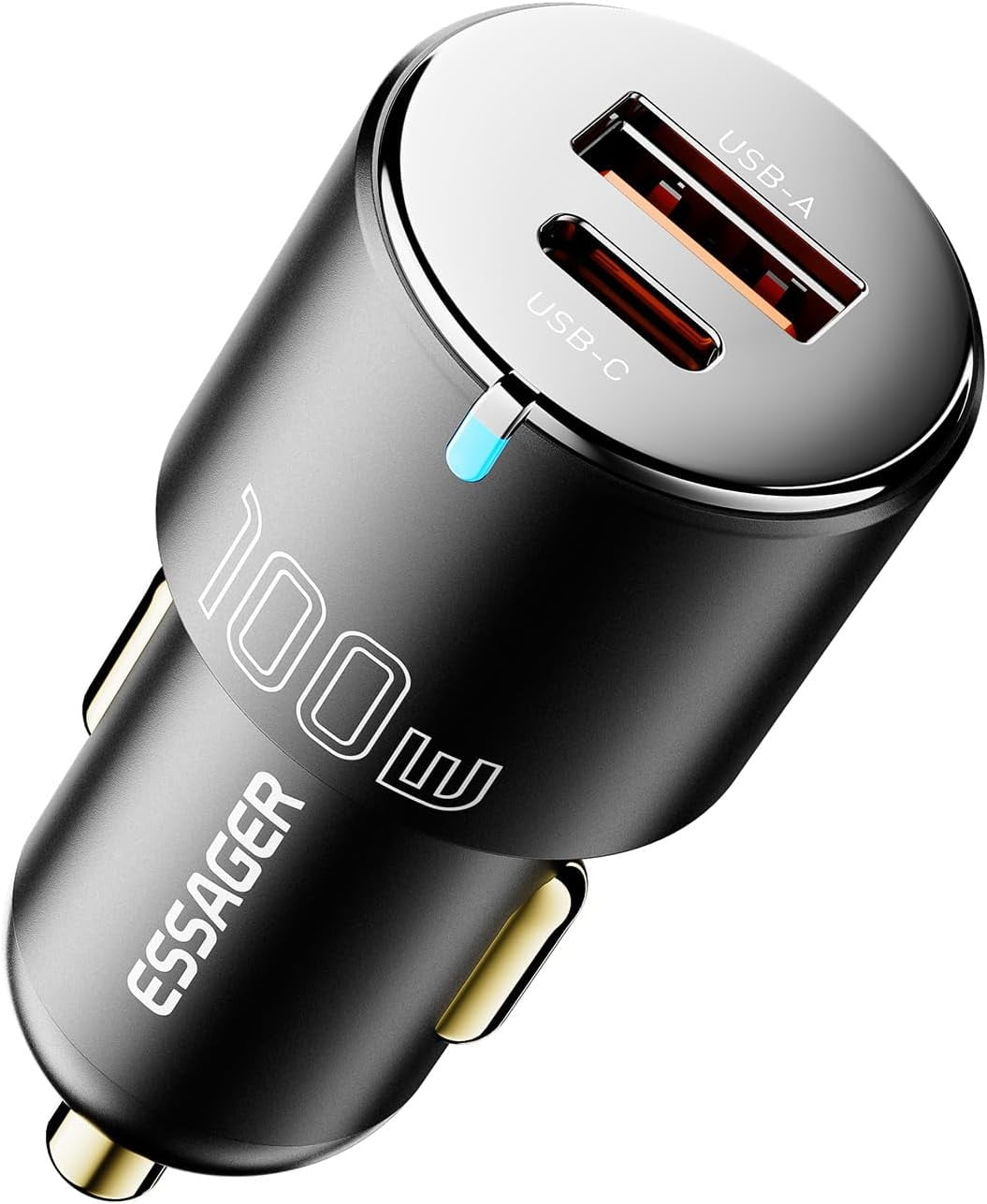 Super Fast Charging】 Essager 100W car charger adapter fast charging ...
