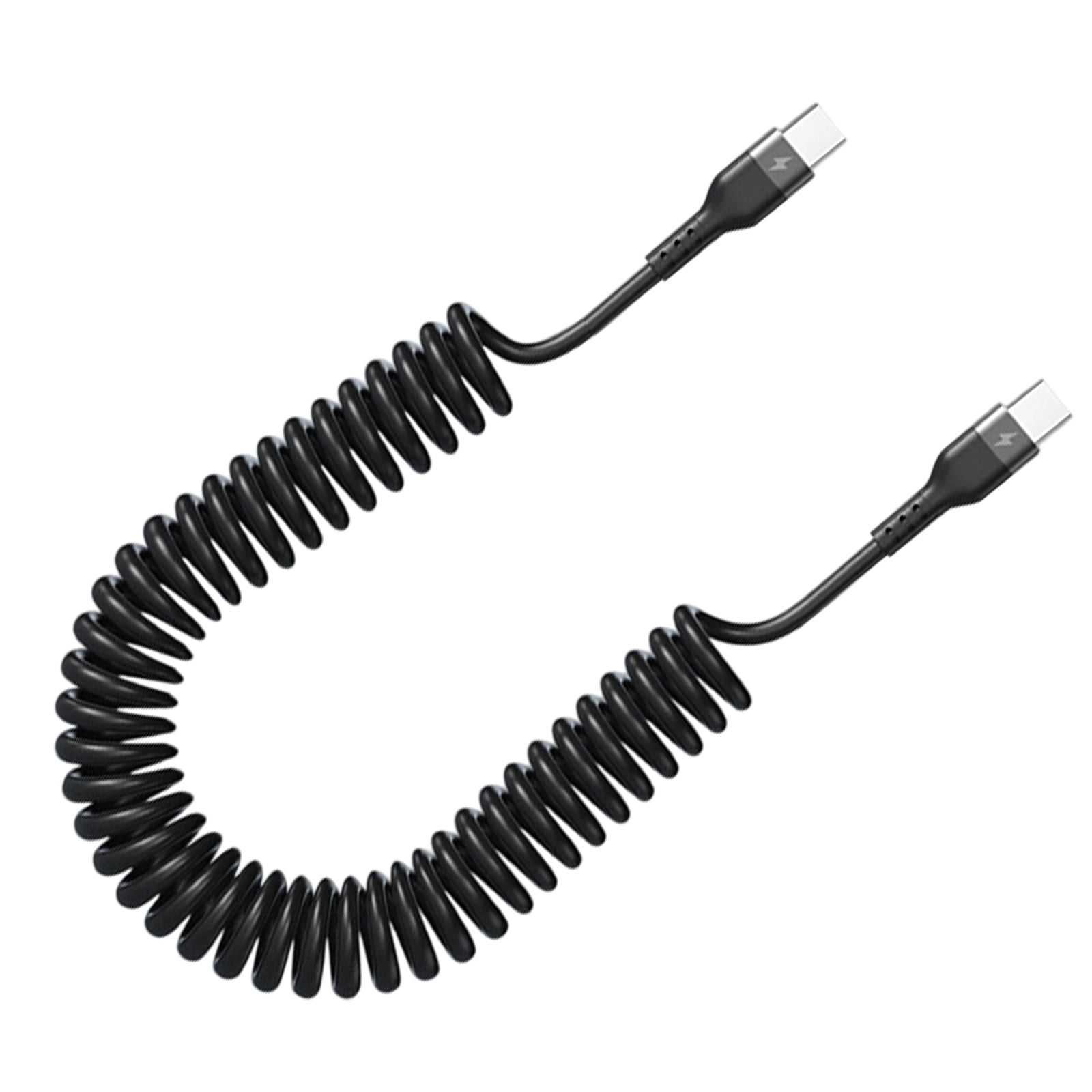 Super Fast Charging USB C Cable 120W Highly Power Coiled Cord Flexible ...