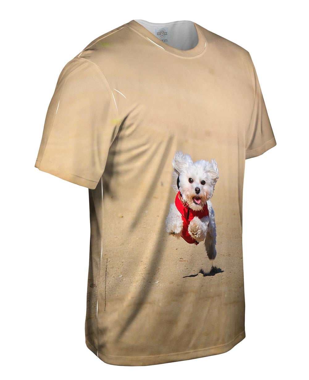 Super Fast Maltese Mens T-Shirt All Over Print - Walmart.com