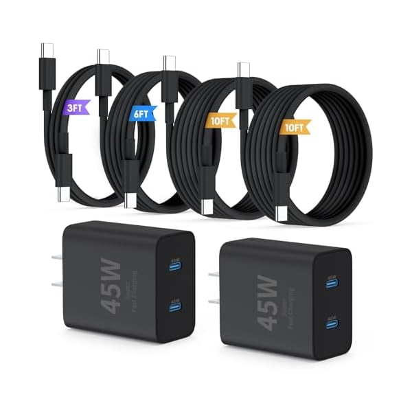 Super Fast Samsung Charger Type C,45W Dual Port USB C Fast Charger ...