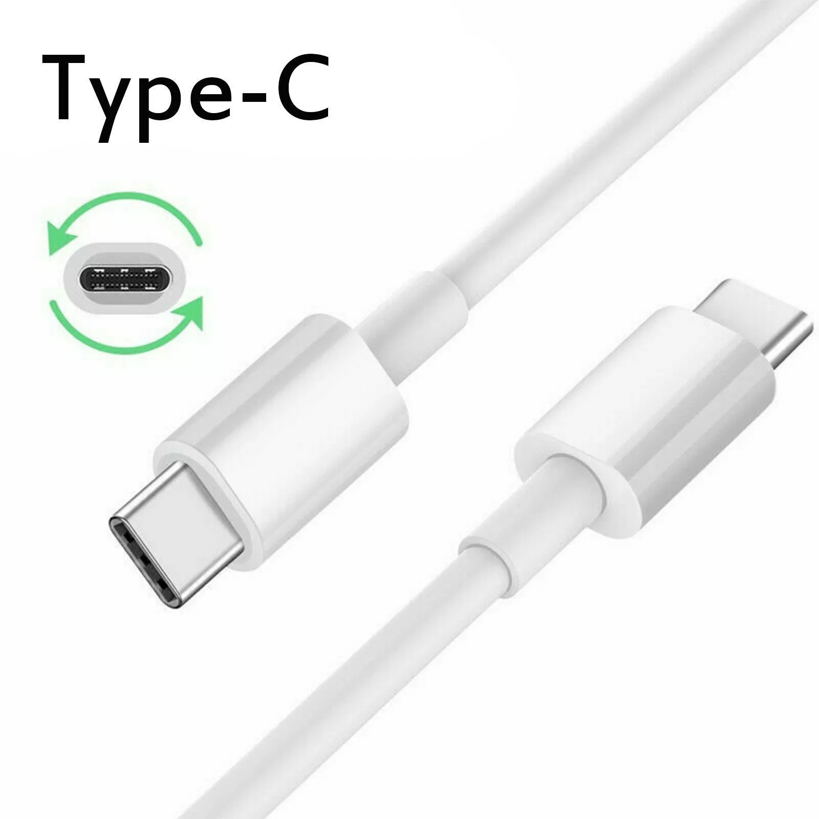 Super Fast Type USB-C to USB-C Cable Type C To Type C Charging Cord ...