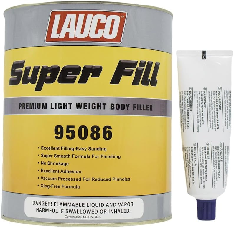 Super Fill Premium Lightweight Auto Body Filler for Fast & Easy ...