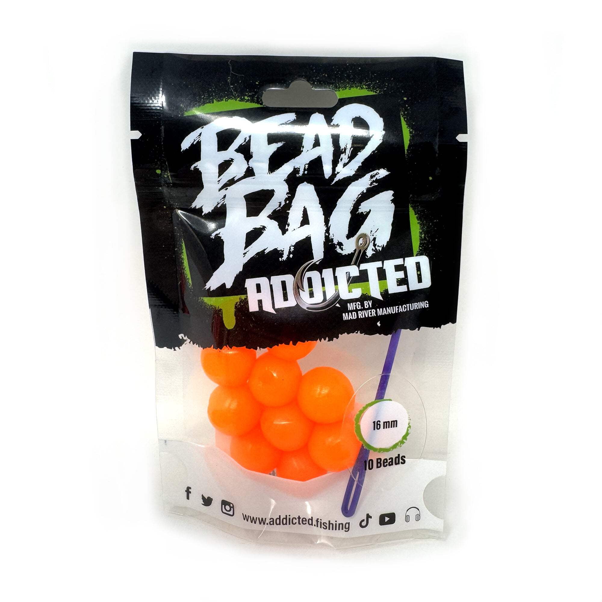 Super Float Soft Bead Mean Tangerine 16mm - Walmart.com