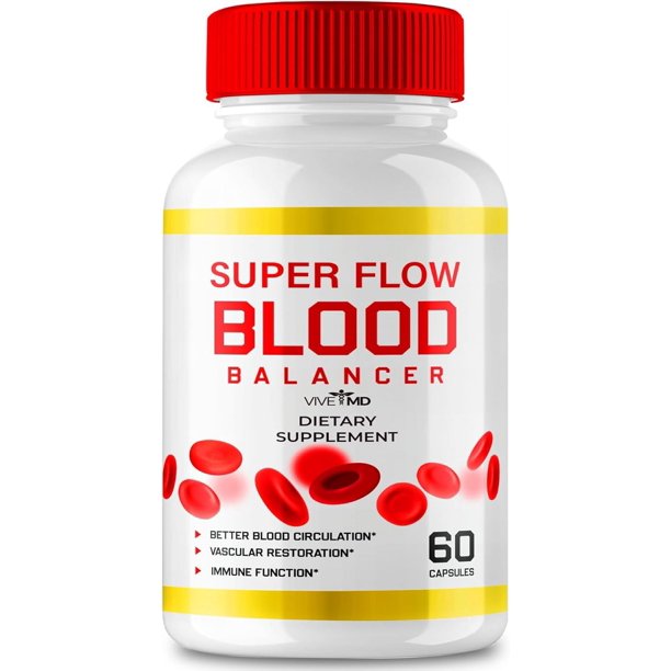 Super Flow Capsules Blood Formula Support Supplement, SuperFlow Balance ...