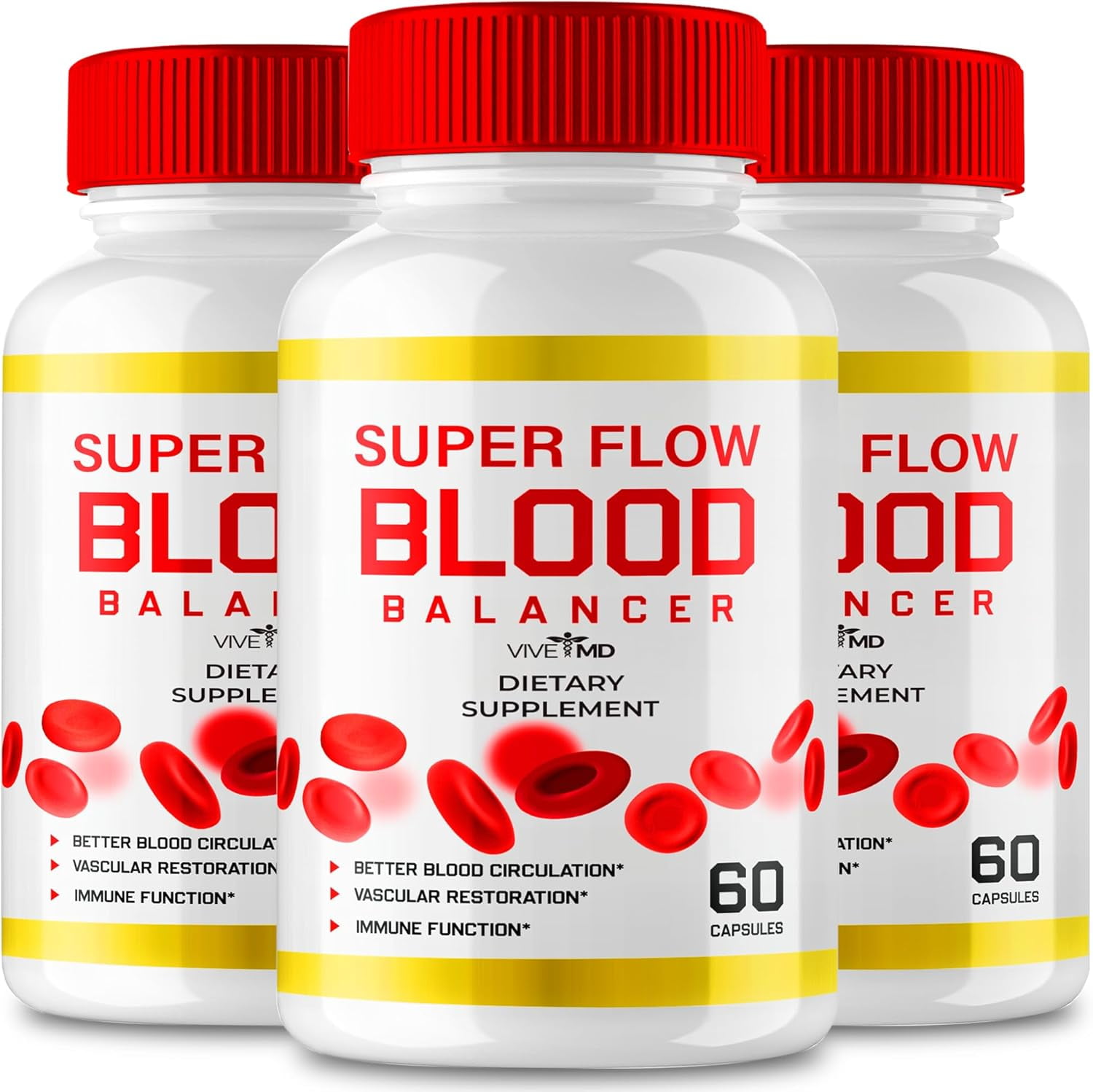 Super Flow Capsules, SuperFlow Blood Support Formula Supplement Pills ...