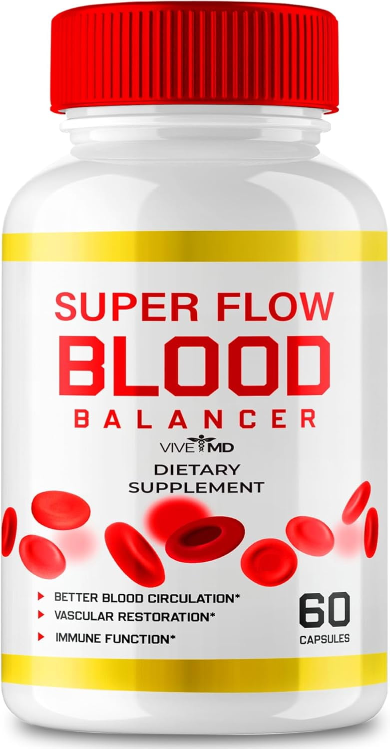 Super Flow Capsules, SuperFlow Blood Support Formula Supplement Pills ...