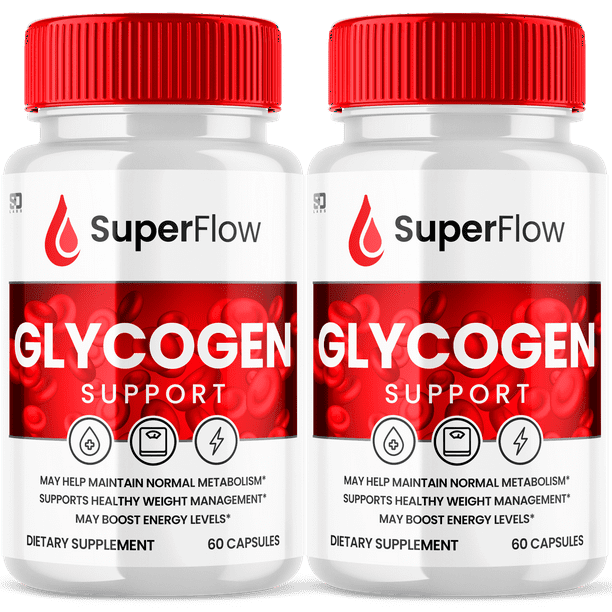 Super Flow Glycogen Advanced Blood Support Formula, Extra Strength ...
