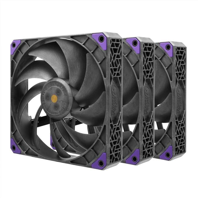 Super Flower SF-PF141-BK-3P Mega Cool 140 mm Fan - Triple-Pack - 12 ...