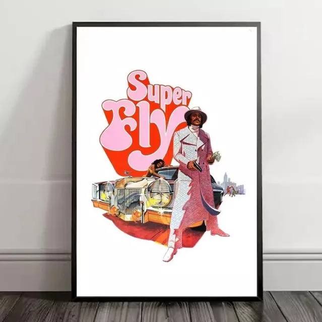 Super Fly Movie Poster, Art Gift, Souvenir, Attraction Poster, Room ...