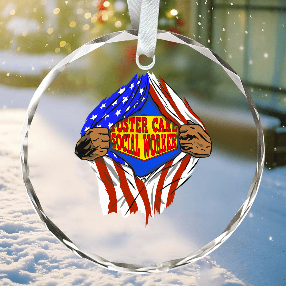 Super Foster Care Social Worker Hero Job Ornament Home Decoration ...