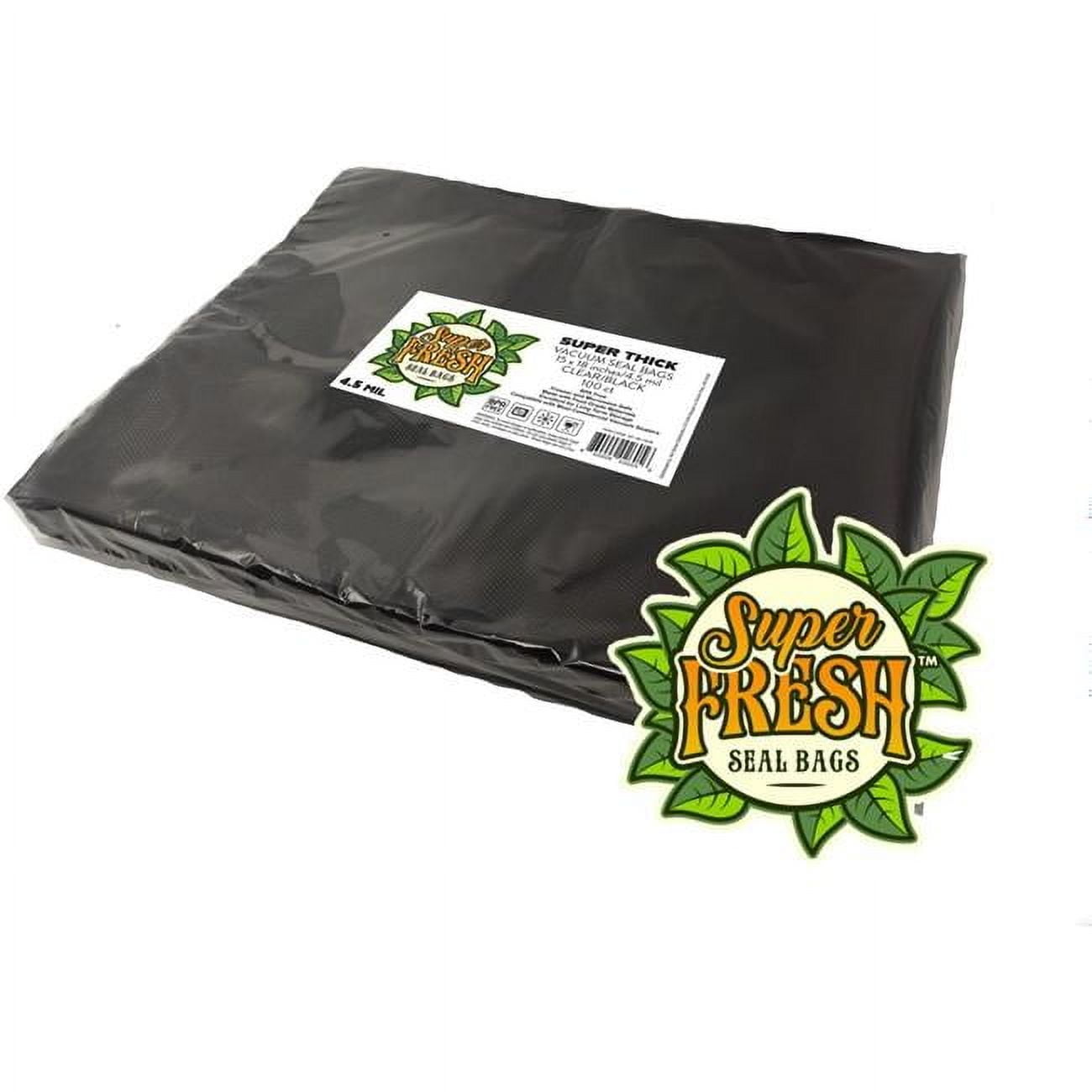 Super Fresh DSVBB15CB 15 x 18 in. 4.5 mil Vacuum Seal Bags, Clear ...