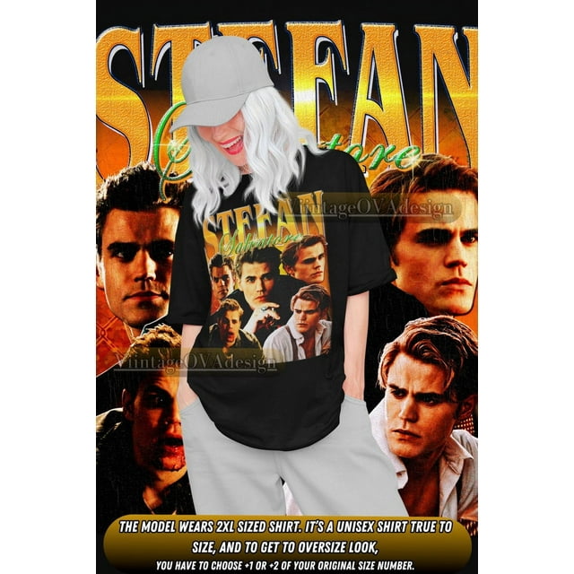 Super Fresh New Arrivals Stefan Salvatore Shirt - Walmart.com