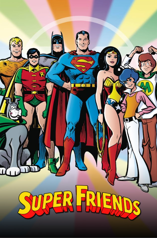 Super Friends 1975 Poster 24x36 - Classic Animated Heroes Justice ...