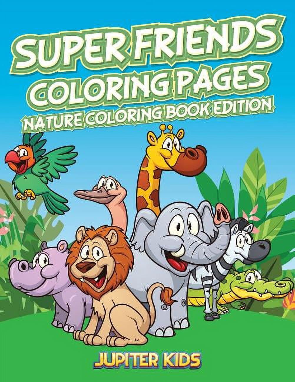 Super Friends Coloring Pages (Paperback) - Walmart.com