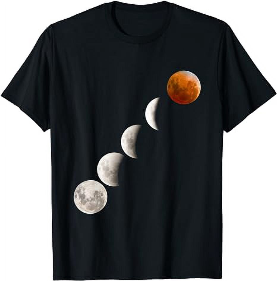 Super Full Lunar Eclipse Red Blood Moon 2019 & 2020 Cycle T-Shirt ...