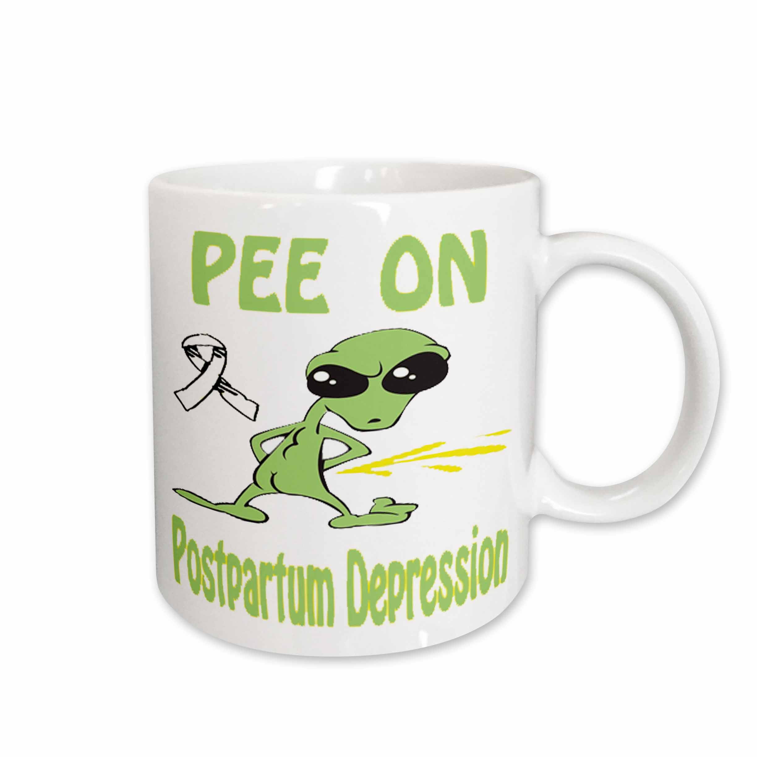 Super Funny Peeing Alien Supporting Causes For Postpartum Depression ...