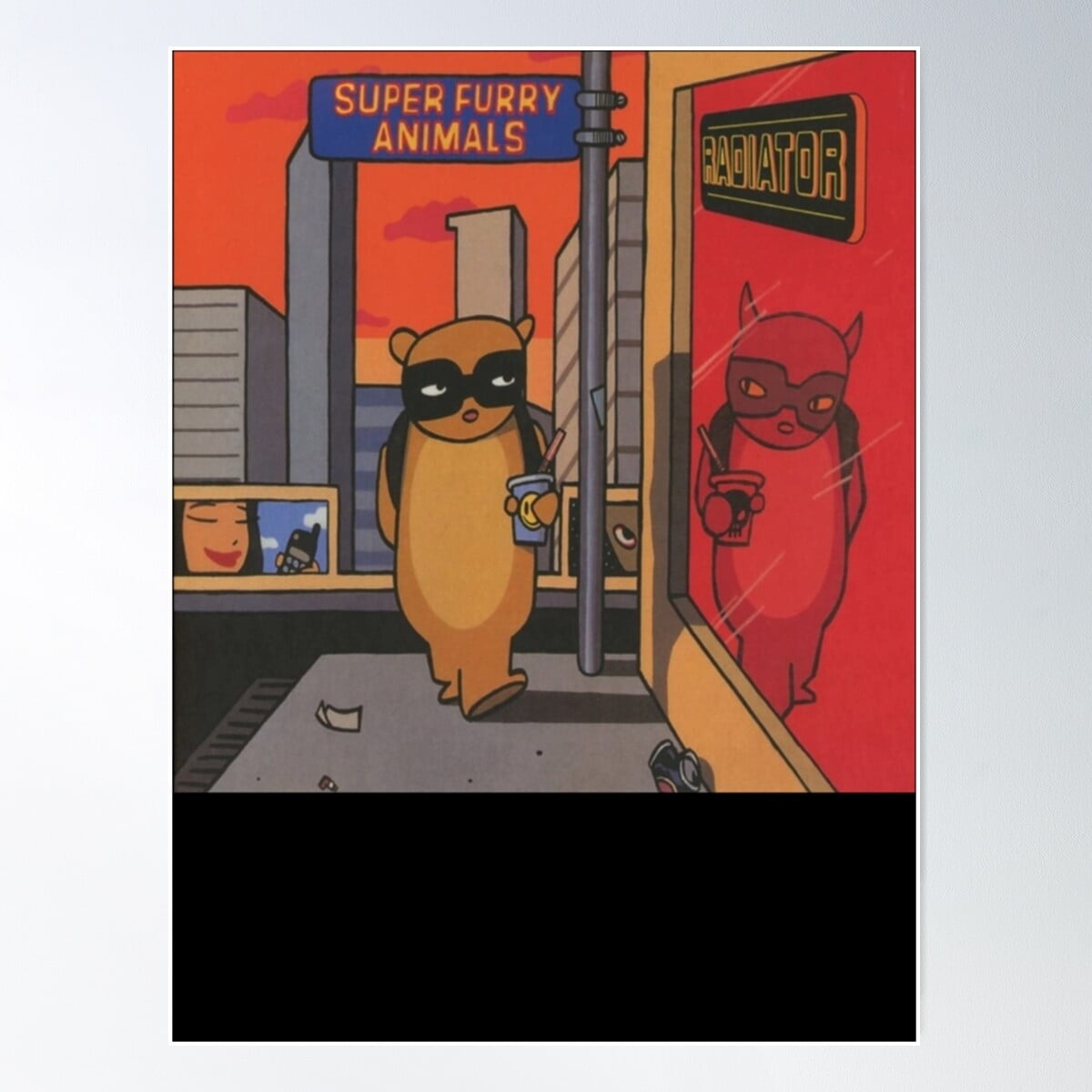 Super Furry Animals Radiator Classic Poster Wall Art, Modern Wall Decor ...