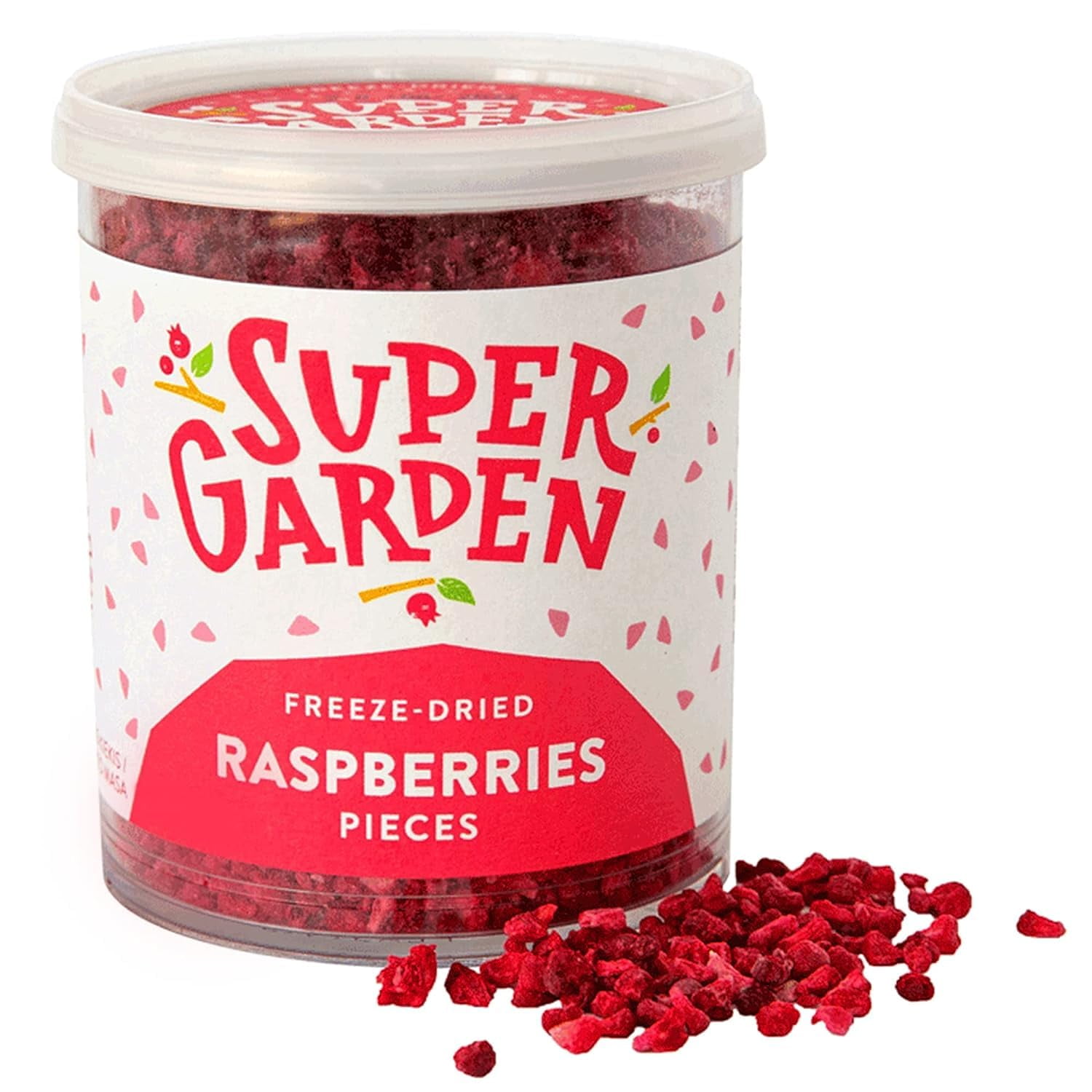 Super Garden Freeze Dried STF9 Raspberries | Organic | Crunchy ...