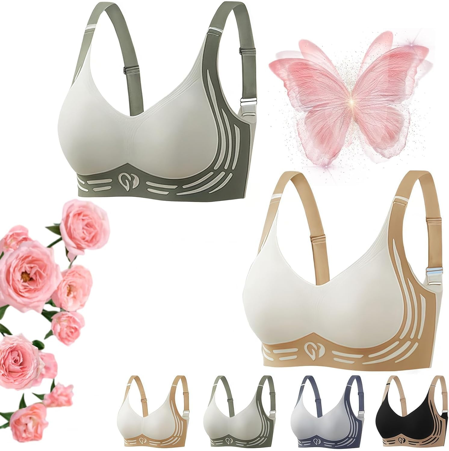 Super Gather Bra Lifting Anti-Sagging, Powerful Push up Seamless ...