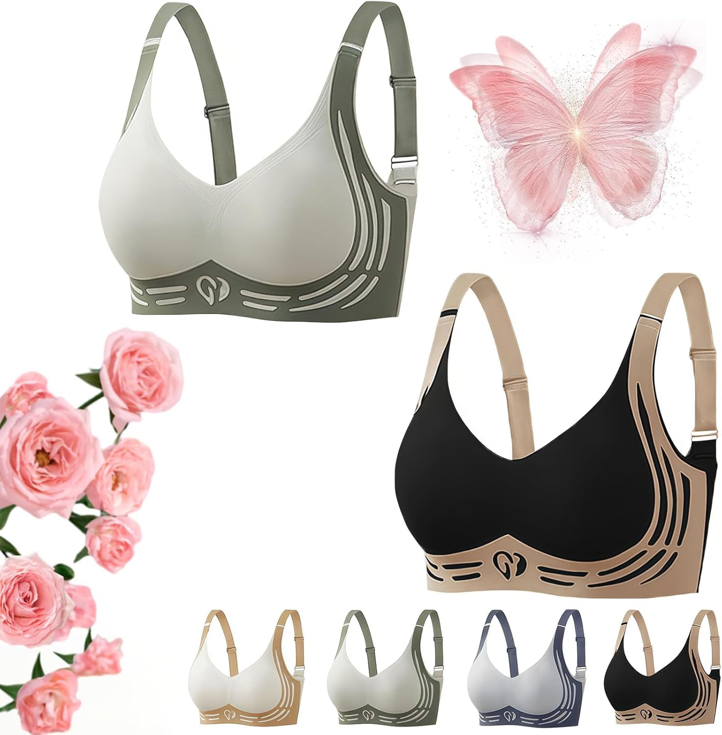 Super Gather Bra Lifting Anti-Sagging, Powerful Push up Seamless ...