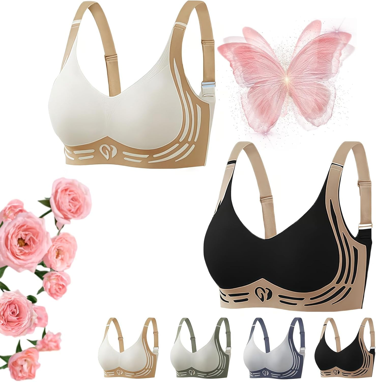 Super Gather Bra Lifting Anti-Sagging, Powerful Push up Seamless ...