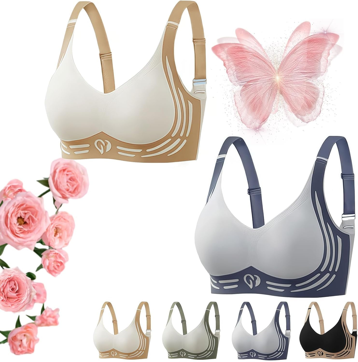 Super Gather Bra Lifting Anti-Sagging, Powerful Push up Seamless ...