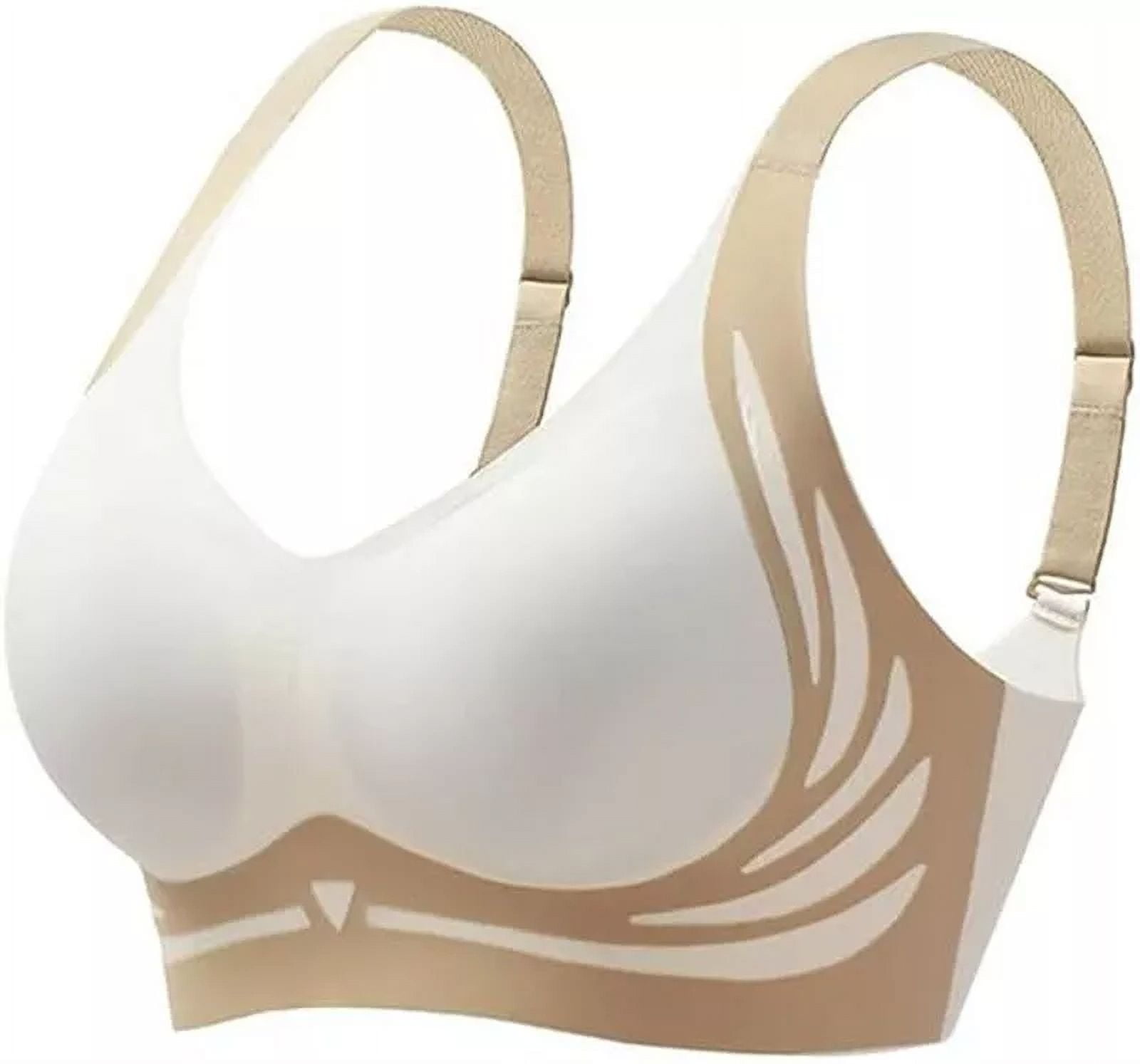 Super Gather Bra Wireless Push-Up Bra, Lifting Anti-Sagging Seamless ...