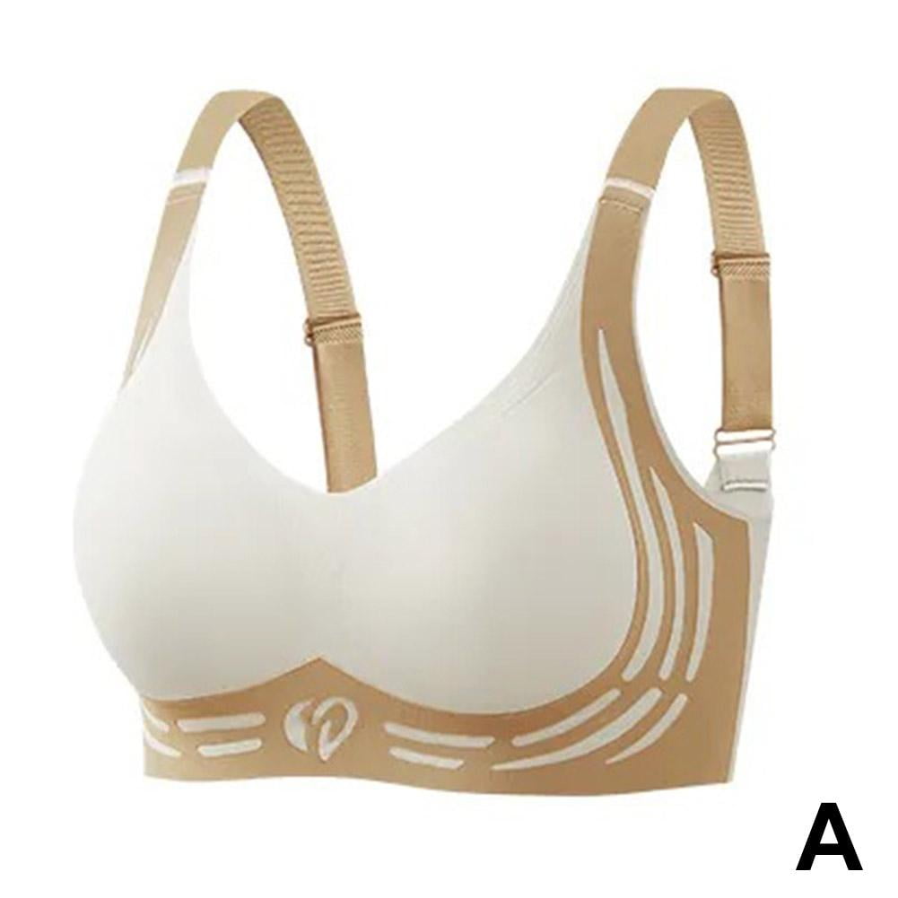 Super Gather Bra Wireless Push-Up Bra Women Push Up Comfortable Lift ...