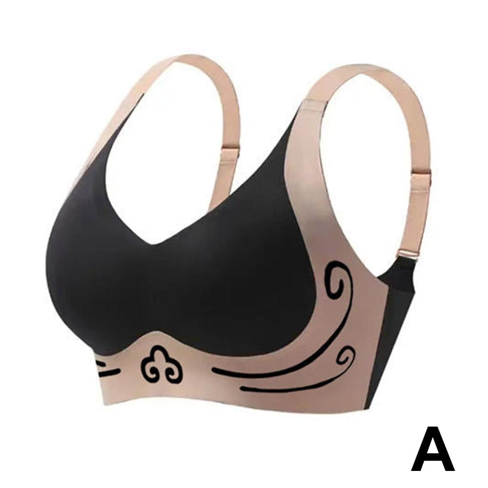 Super Gather Bra Wireless Push-Up Bra Womens Push-Up NEW Comfortable ...