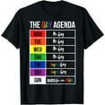 Super Gay Agenda Pride Flag LGBTQ Inspirational LGBT Gift T-Shirt ...