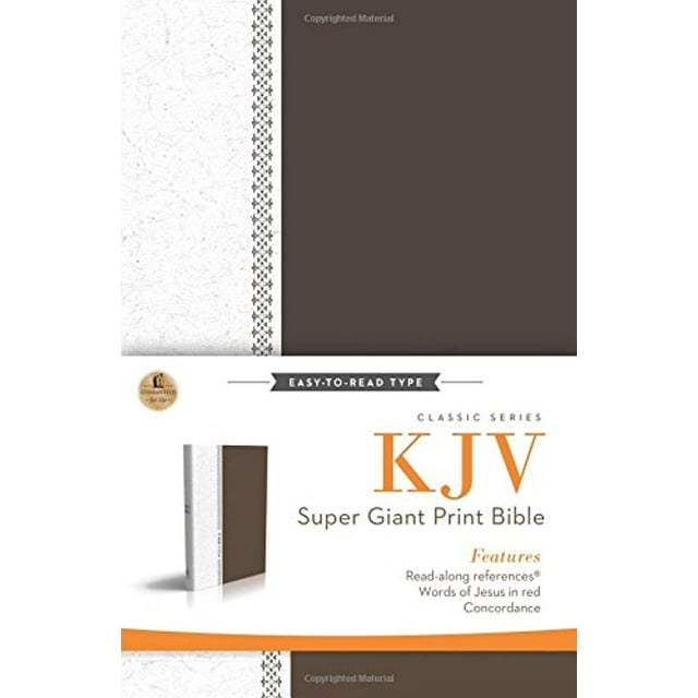 Super Giant Print Reference Bible-KJV - Walmart.com