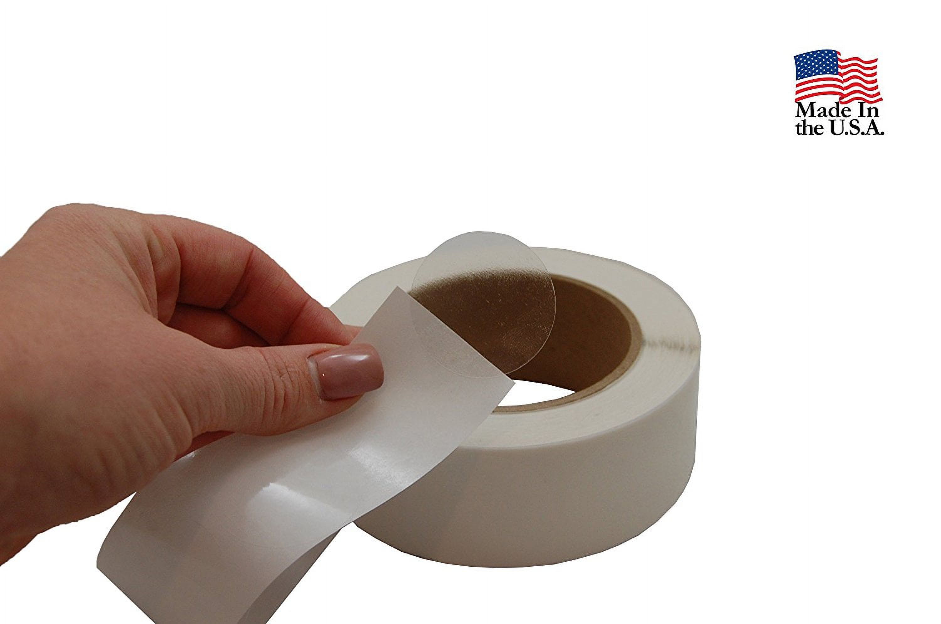 Wafer Seals Clear Packaging Seals Stickers, 0.5 x 1.5 Inches Wide, 500 ...