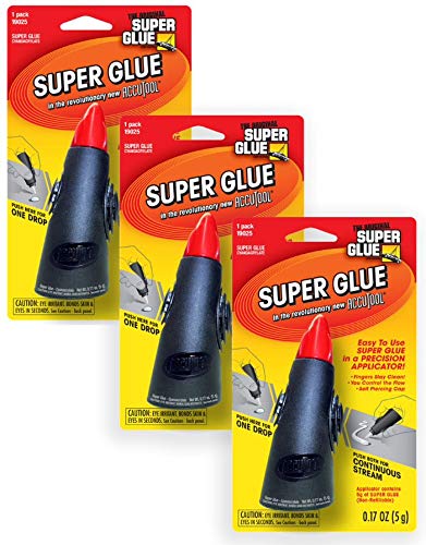 Super Glue - Accutool Precision Applicator - 5g - (Pack of 3) BE36 ...