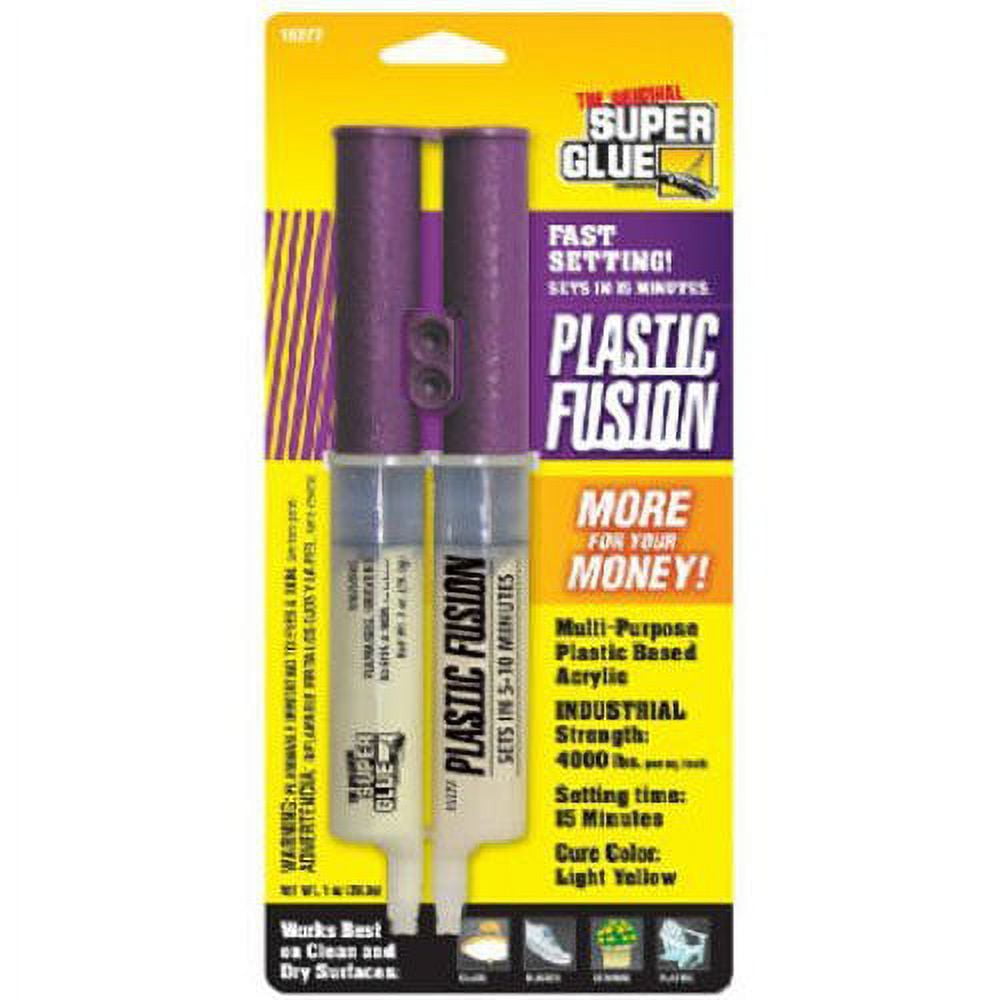 Super Glue Acrylic Adhesive,Syringe,1:1 Mix Ratio 15277 - Walmart ...