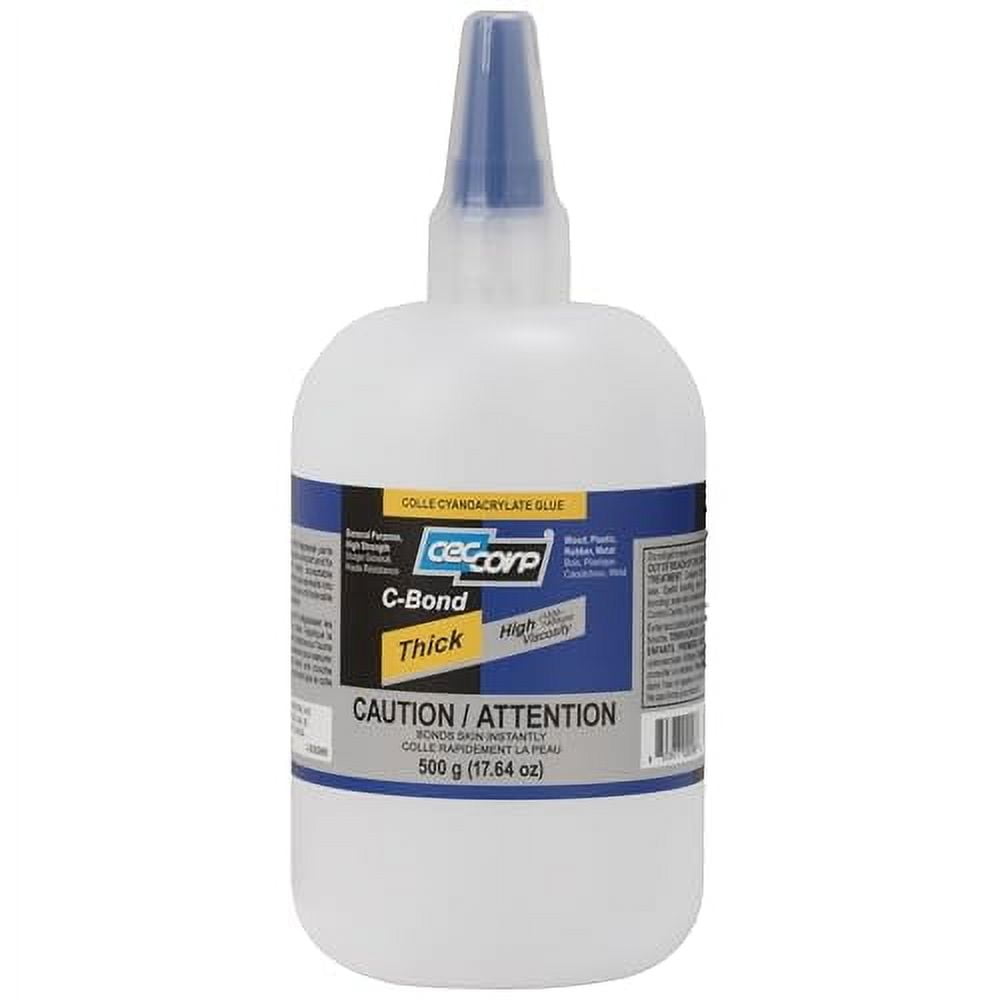 Super Glue - C-Bond Thick, 17.64 oz (500 g), High Viscosity ...