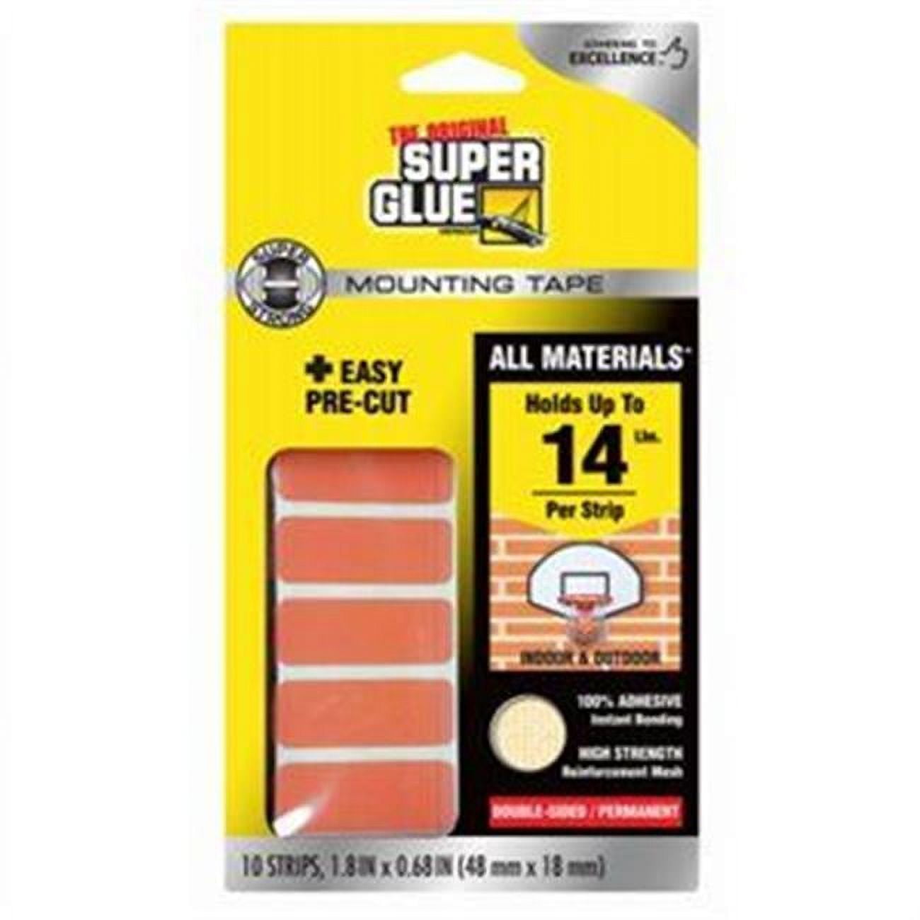 Super Glue And Pacer Tech 18 X 68 In Super Glue Mounting Tape Indoor And Outdoor Strips
