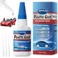 Super Glue for Plastic Repair, 30g Plastic Glue Strong Adhesive, Heavy ...
