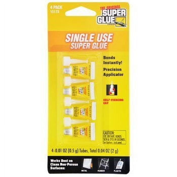 Super Glue Super Glue 15173-5 Single-use Minis,4 Pack - Walmart.com