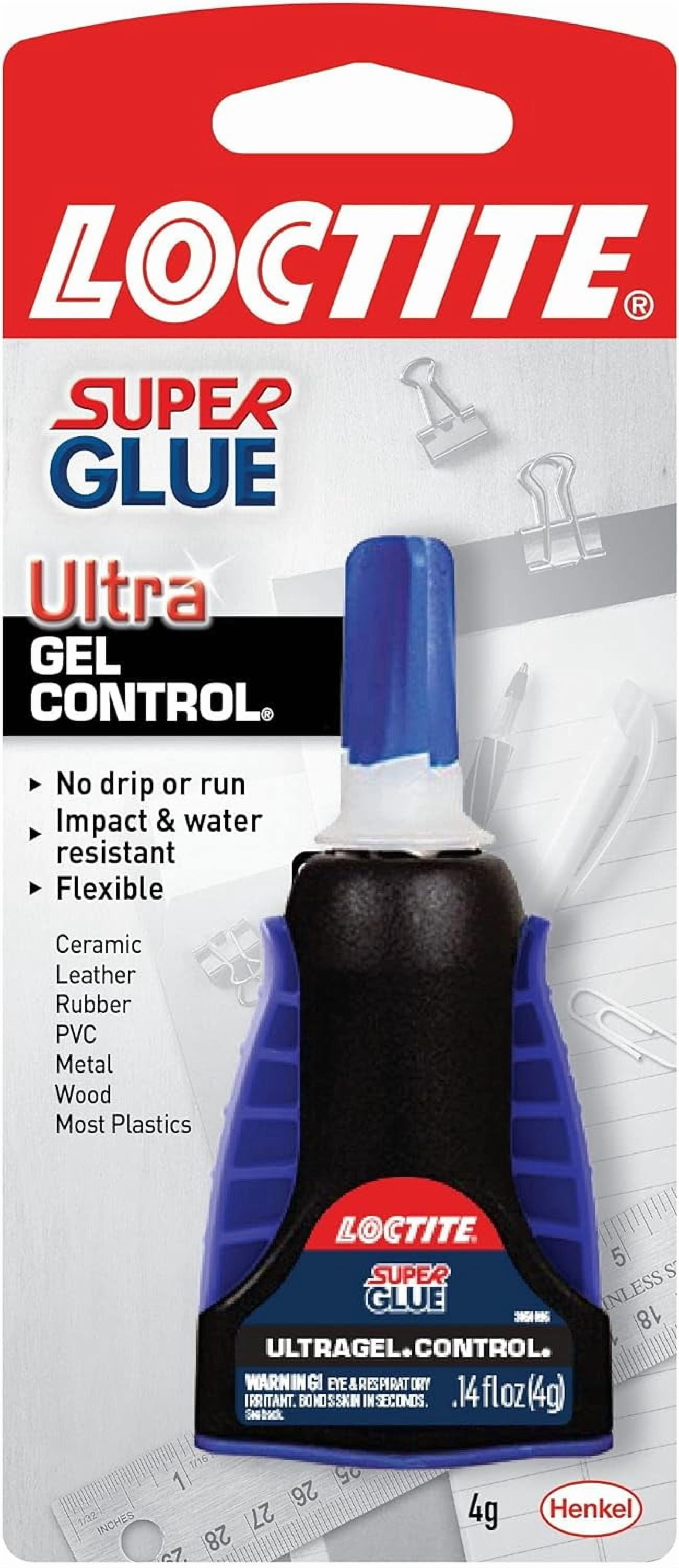 Super Glue Ultra Gel Control, Clear, 0.14 fl oz Bottle, 1 Pack ...
