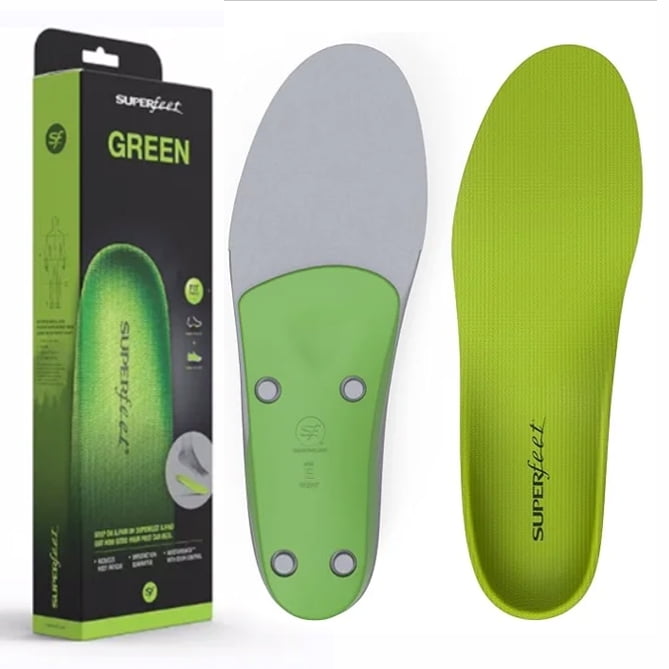 Super Green Insoles Professional-Grade High Arch Orthotic Insole-Size C ...