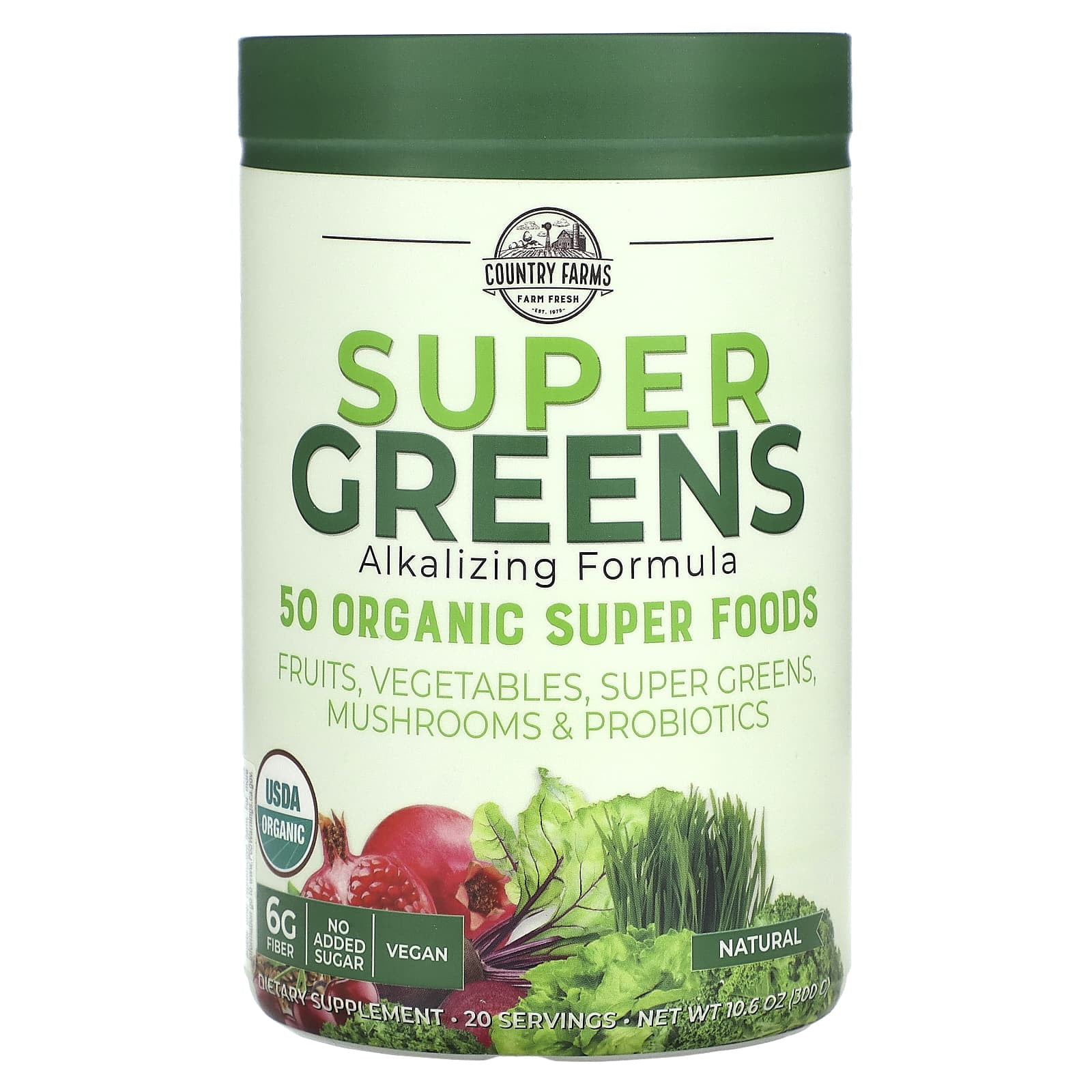 Super Greens Drink Mix, Natural Flavor 9.88 oz (Pack of 3) - Walmart.com