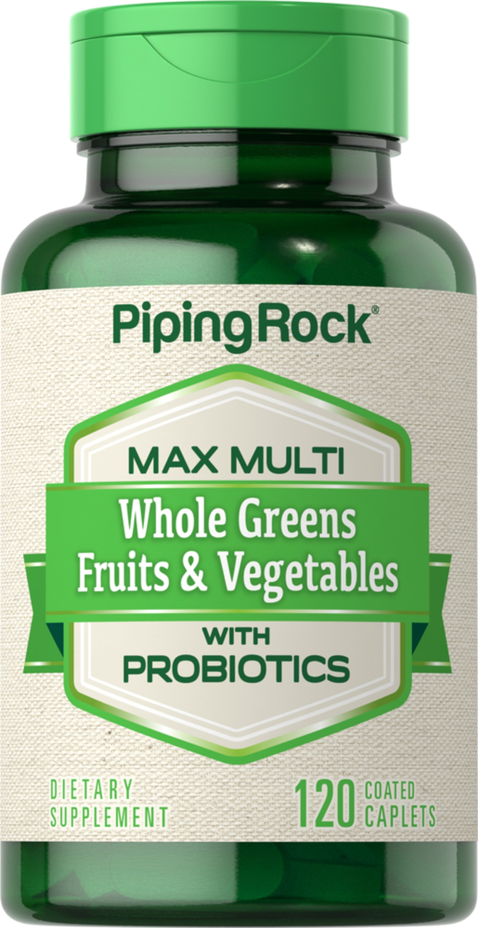 Super Greens Supplement | 120 Caplets | Fruits and Vegetables | Max ...