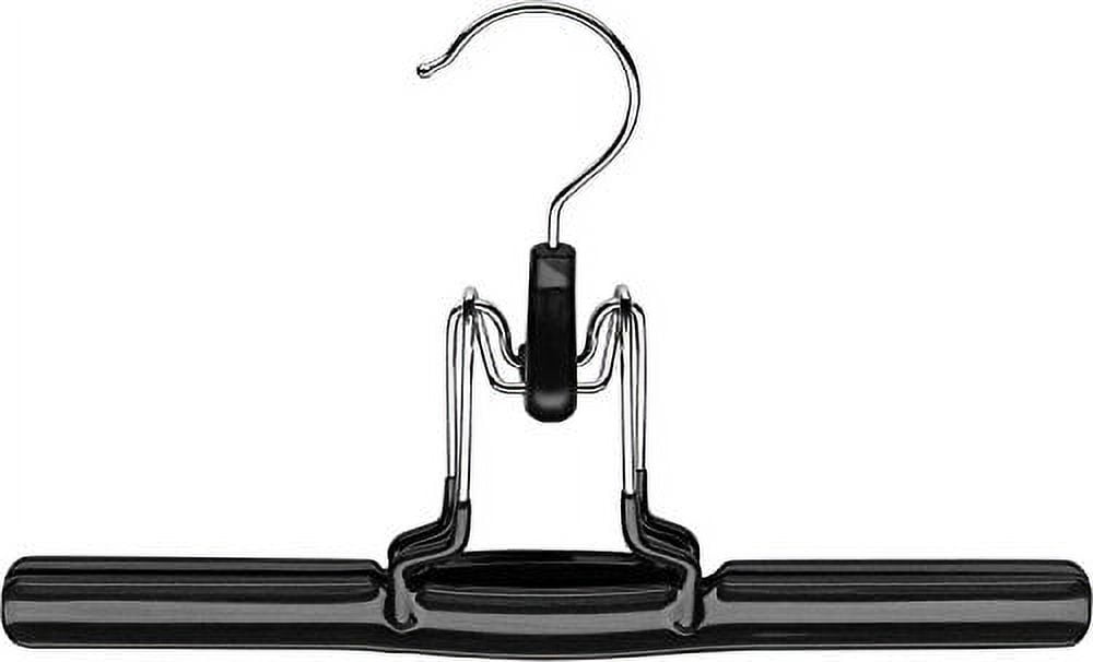 Super Grippy 10" Clamp Pant Hanger Set of 6, Black - Walmart.com