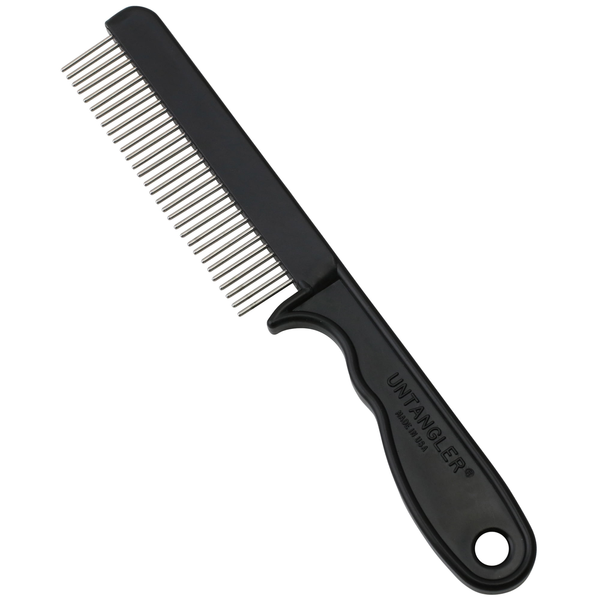 Untangler Super Groom II Comb for Dogs and Cats with 30 Narrow Spaced ...