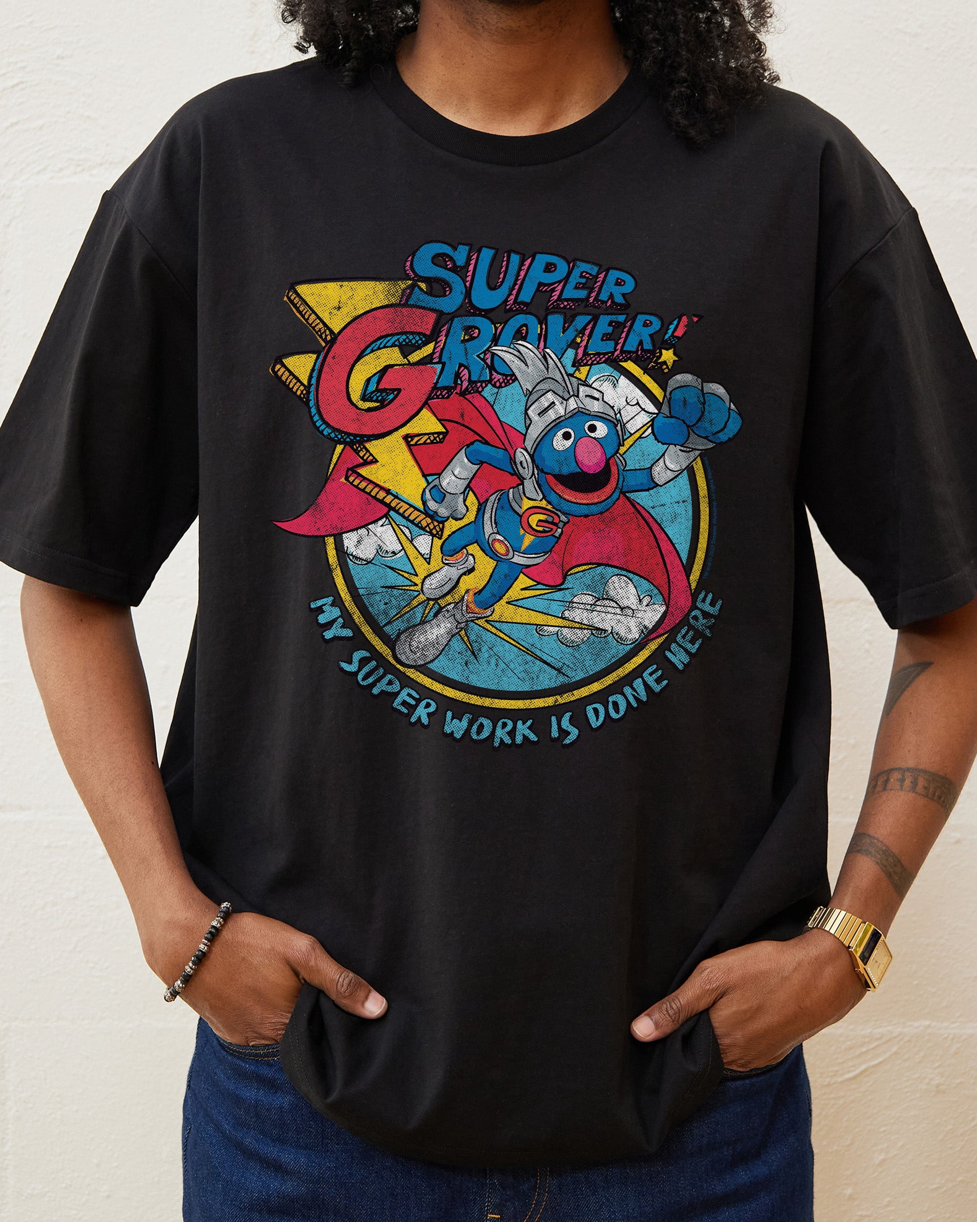 Super Grover- T-Shirt Australia Online - Walmart.com