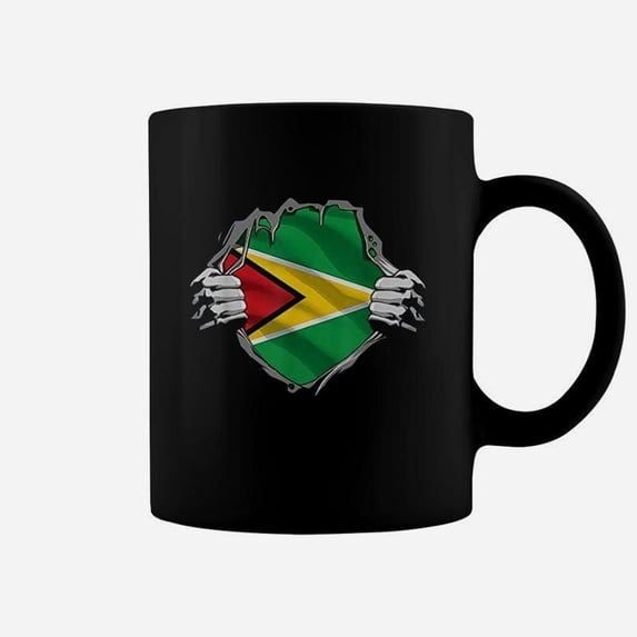 Super Guyanese Heritage Guyana Roots Flag Gift Coffee Mug - Walmart.com