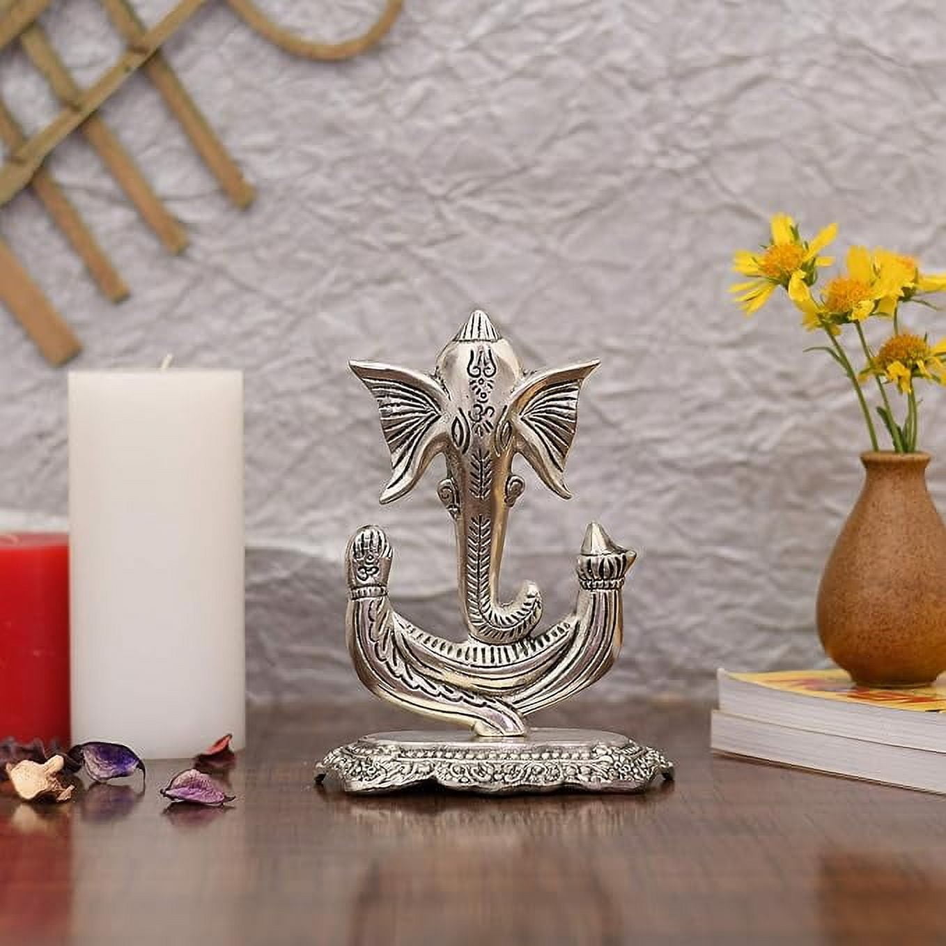 Super Handicraft Metal Ganesha Idol Showpiece for Gift & Home Decor ...