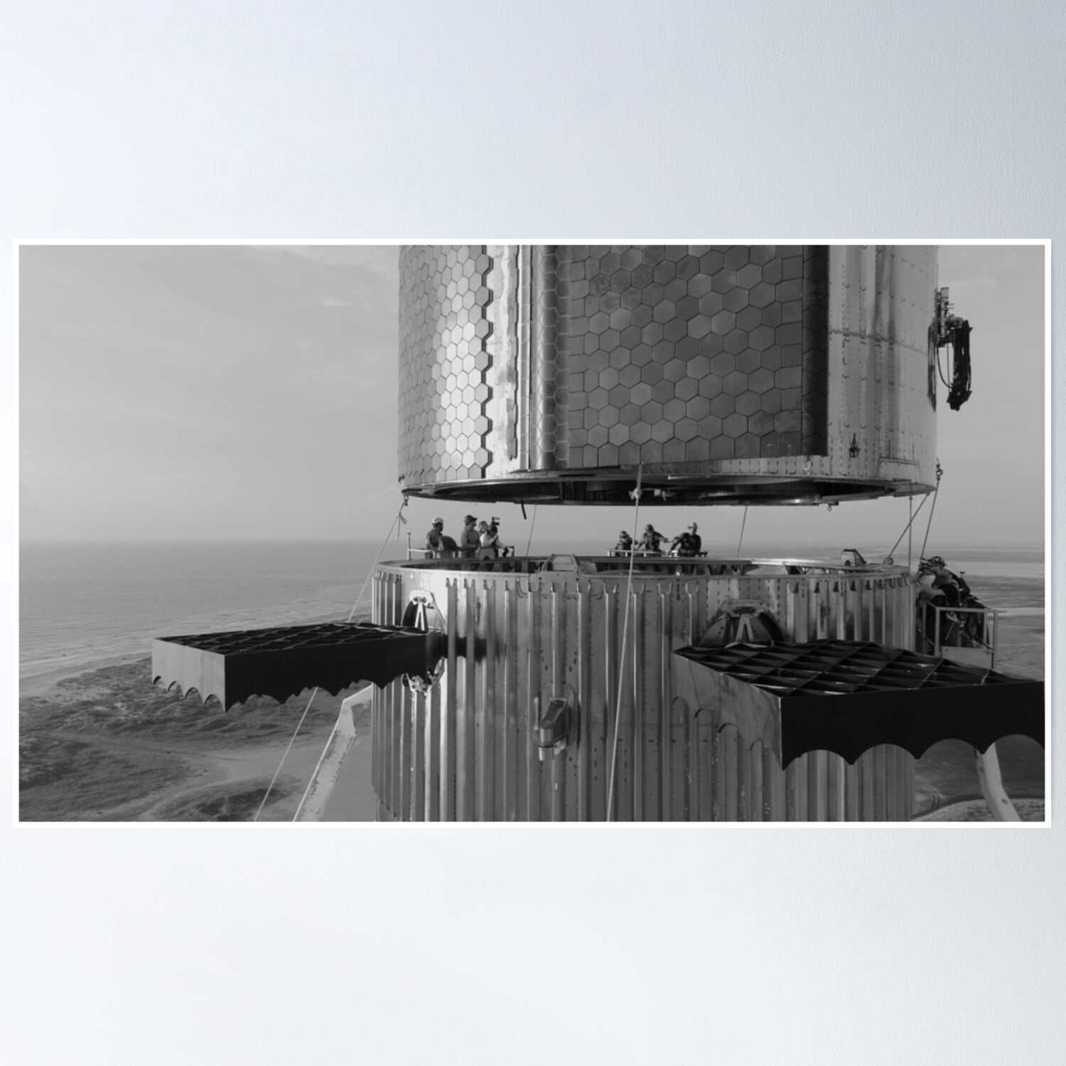 Super Heavy And Starship Poster Wall Art, Modern Wall Decor, 16x24 ...