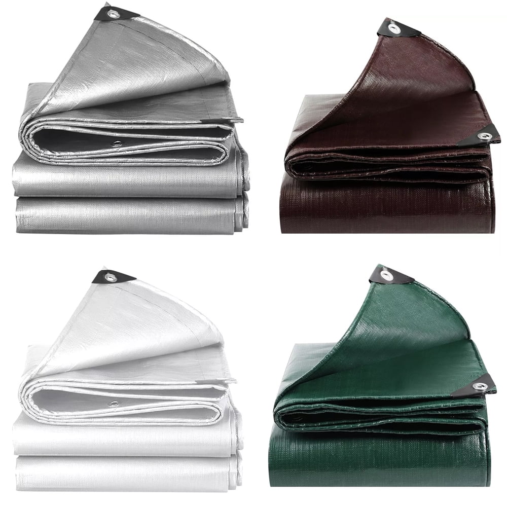 Super Heavy Duty Poly Tarp Waterproof Canopy Cover Tarpaulin - Walmart.com