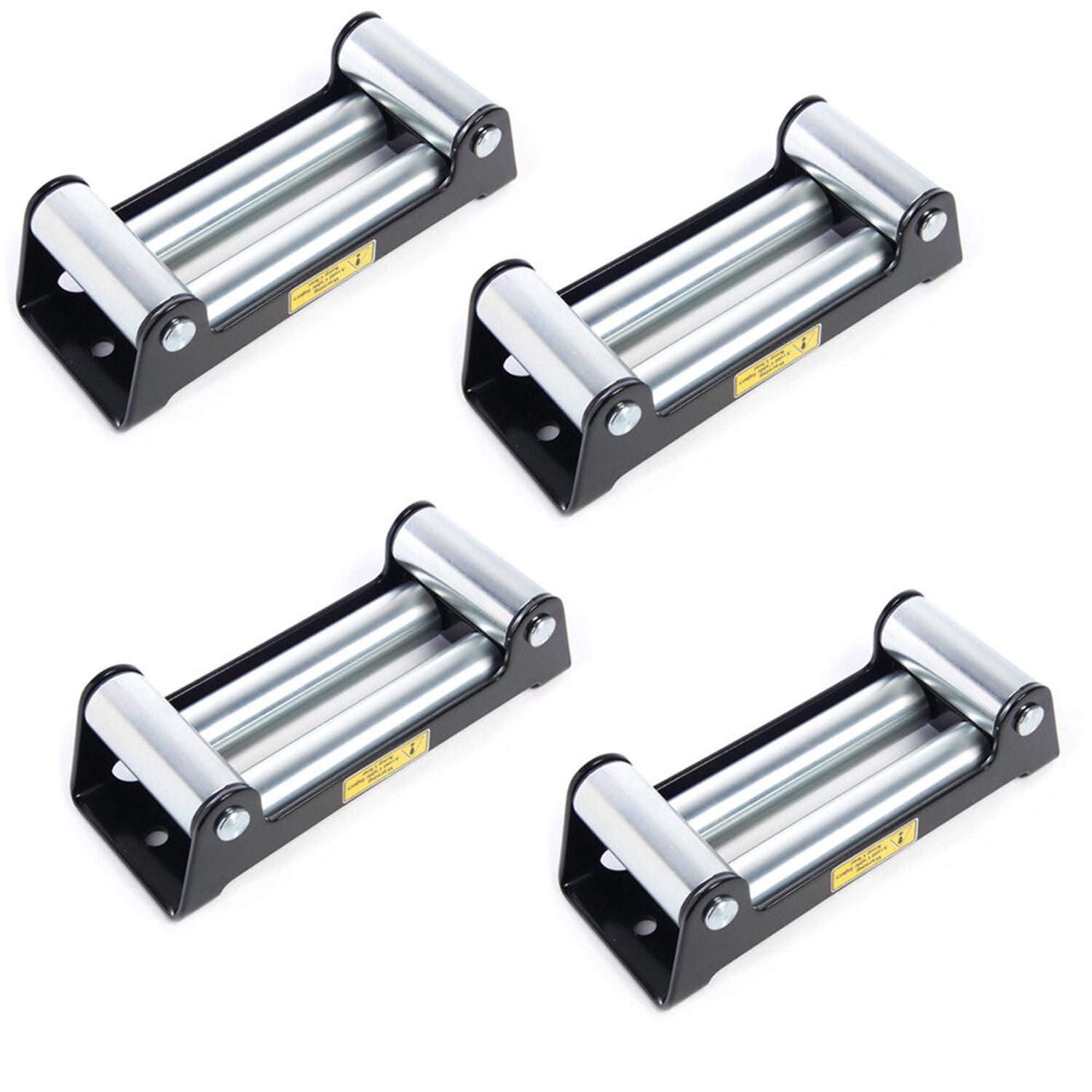 Super Heavy Duty Winch Roller Fairlead 10" Universal 4 Way Roller Cable ...